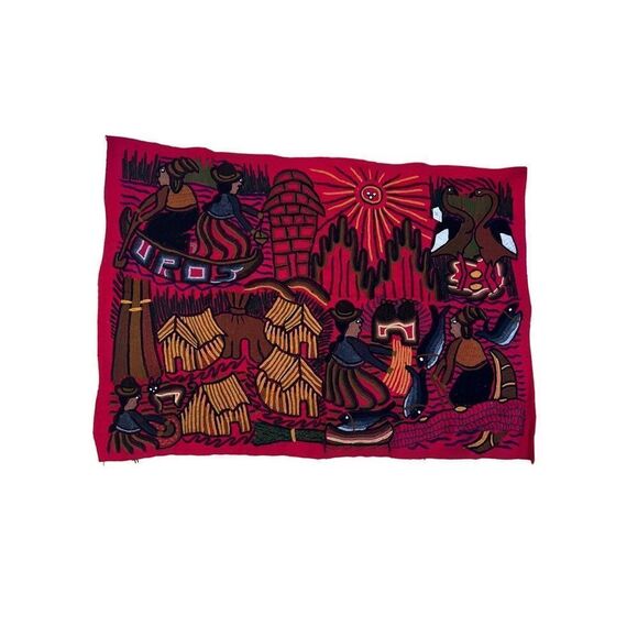 Handmade | Wall Decor | Colorful Peruvian Handmade Walltapestry Hanging ...